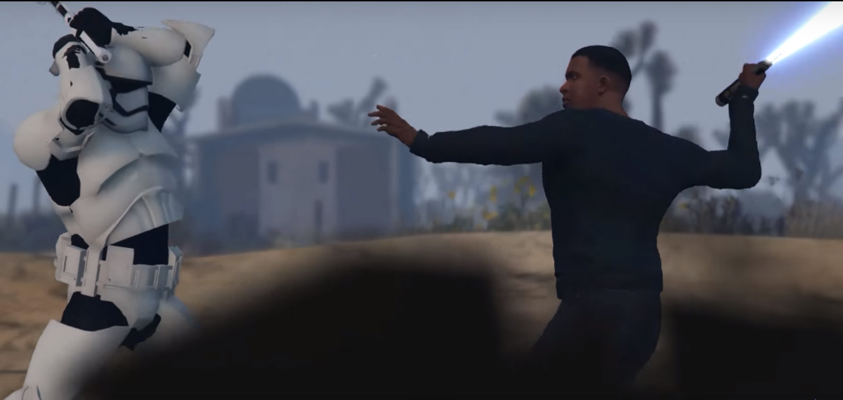 Scene "Traitor" dari Star Wars: Force Awakens di-Remake di GTA V ...