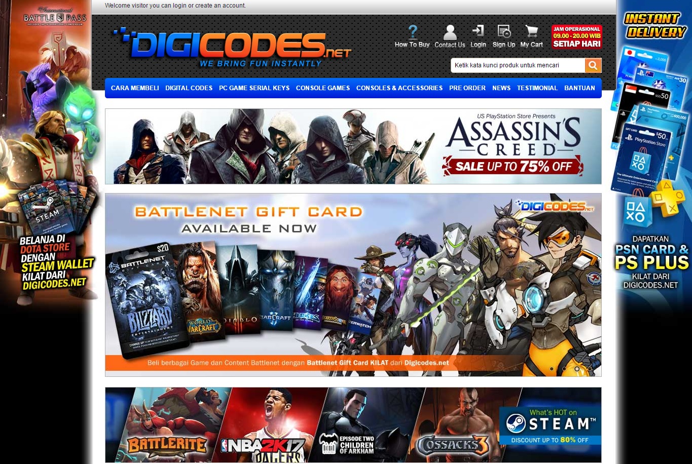 Beberapa Toko Video Game Baik Retail Maupun Digital di Indonesia yang ...