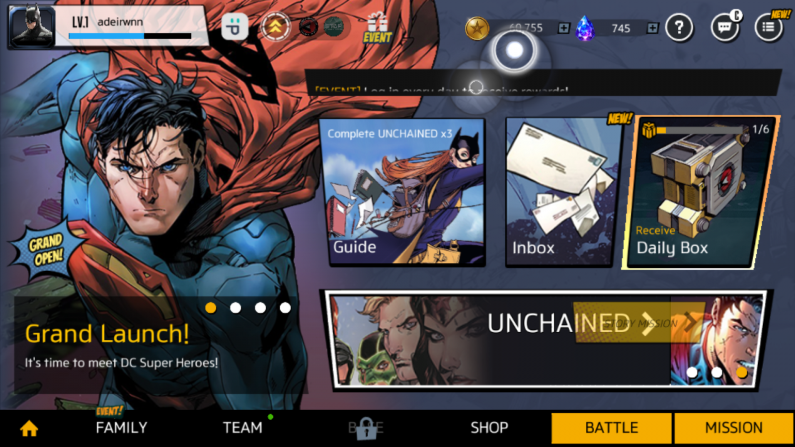 [Review] DC Unchained, Game Mobile Rasa Komik - Gamebrott.com