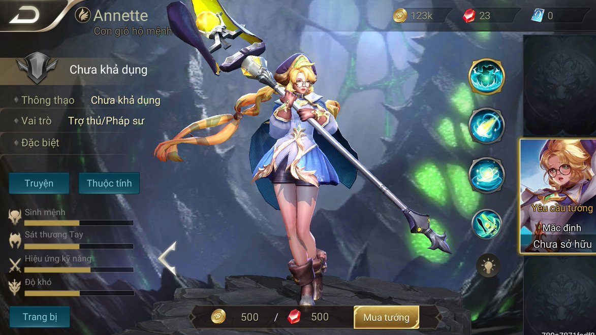 Garena AOV Thailand Merilis Hero Baru "Annette" Si Pemecah War, Ini Bocoran Skillnya - Gamebrott.com