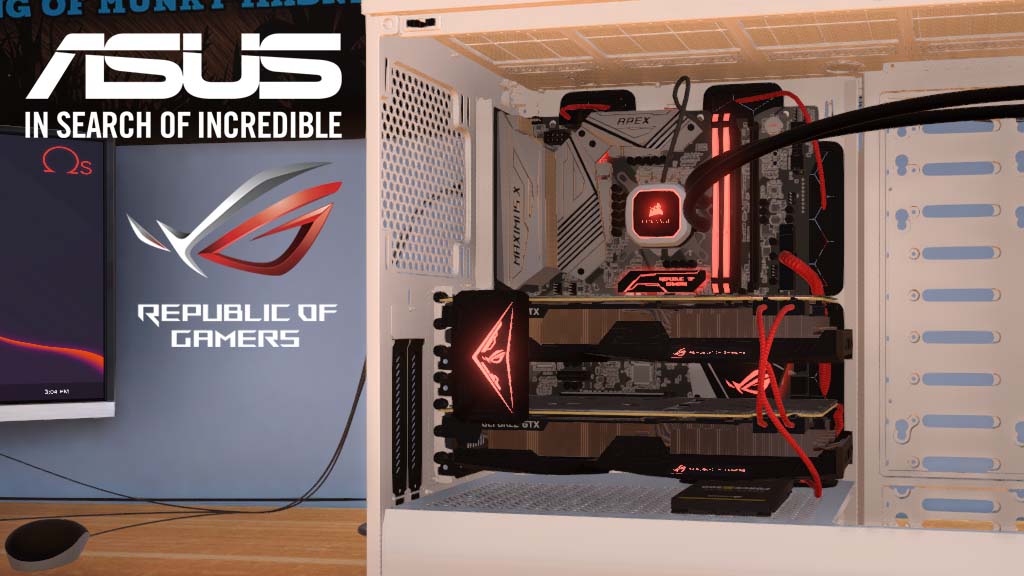 Rasakan Sensasi Motherboard dan GPU ASUS ROG di PC Building Simulator ...