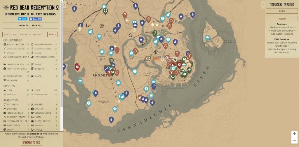 Map Ini akan Bantumu untuk Lengkapi Collectible di Red Dead Redemption ...
