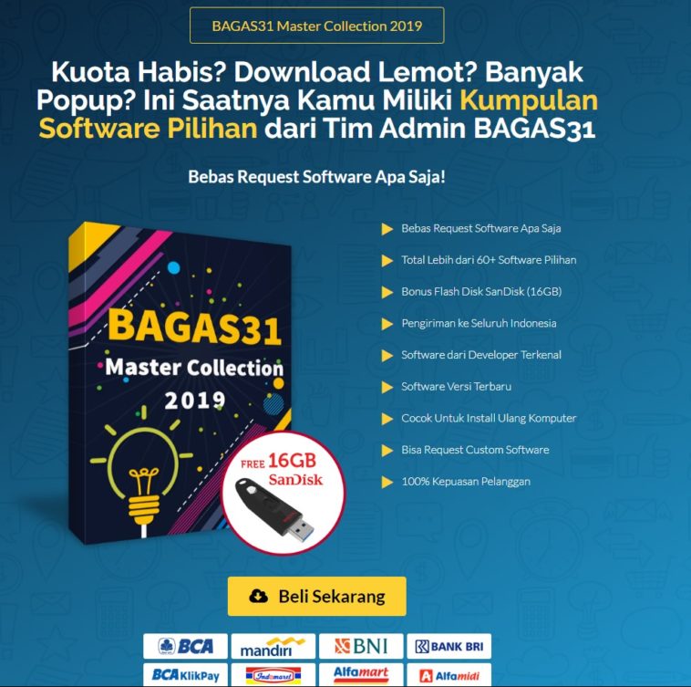 Bagas31, Dari Software Gratis Sampai Jualan di Tokopedia - Gamebrott.com