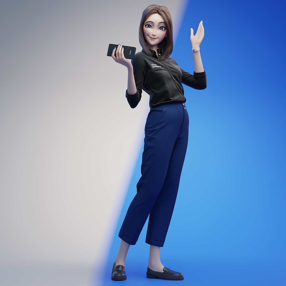 Tampak 'Wangy!' Inikah Tampilan Resmi Virtual Assistant Baru Milik ...