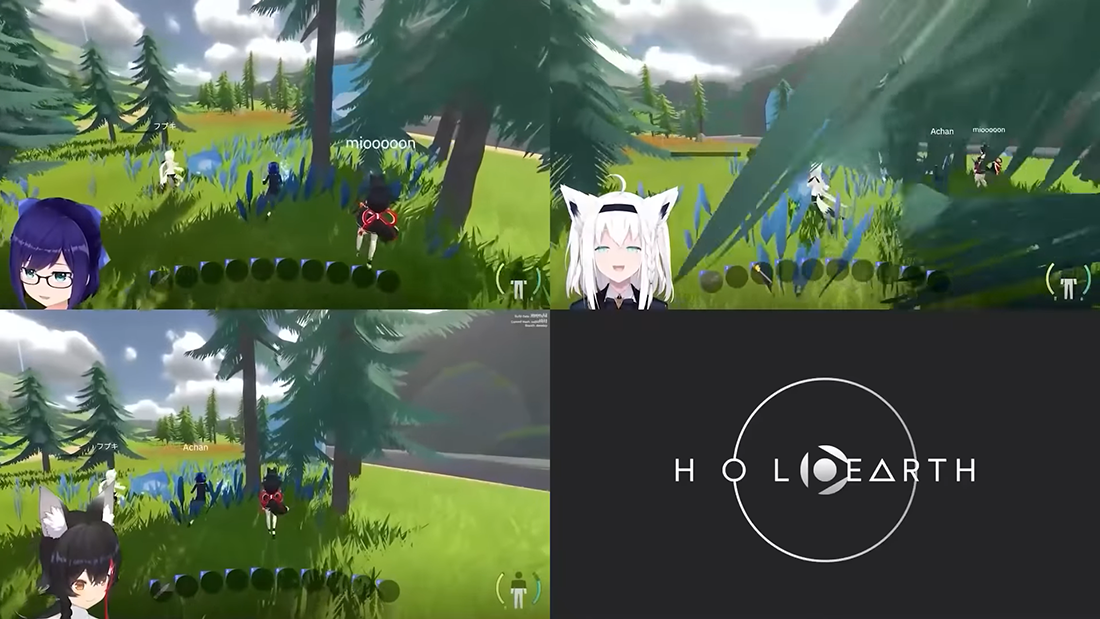 VTuber Fubuki, Mio dan A-chan Mencoba Game Holoearth Buatan Hololive ...