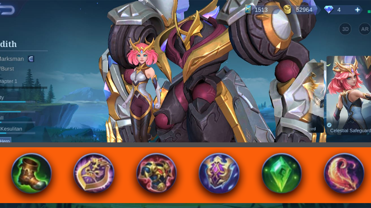 Build Edith Tersakit di Mobile Legends (ML), Damage 3.000! - Gamebrott.com