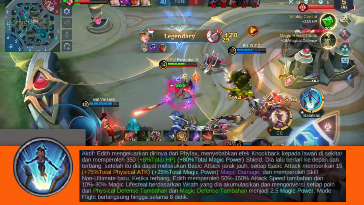 Build Edith Tersakit di Mobile Legends (ML), Damage 3.000! - Gamebrott.com