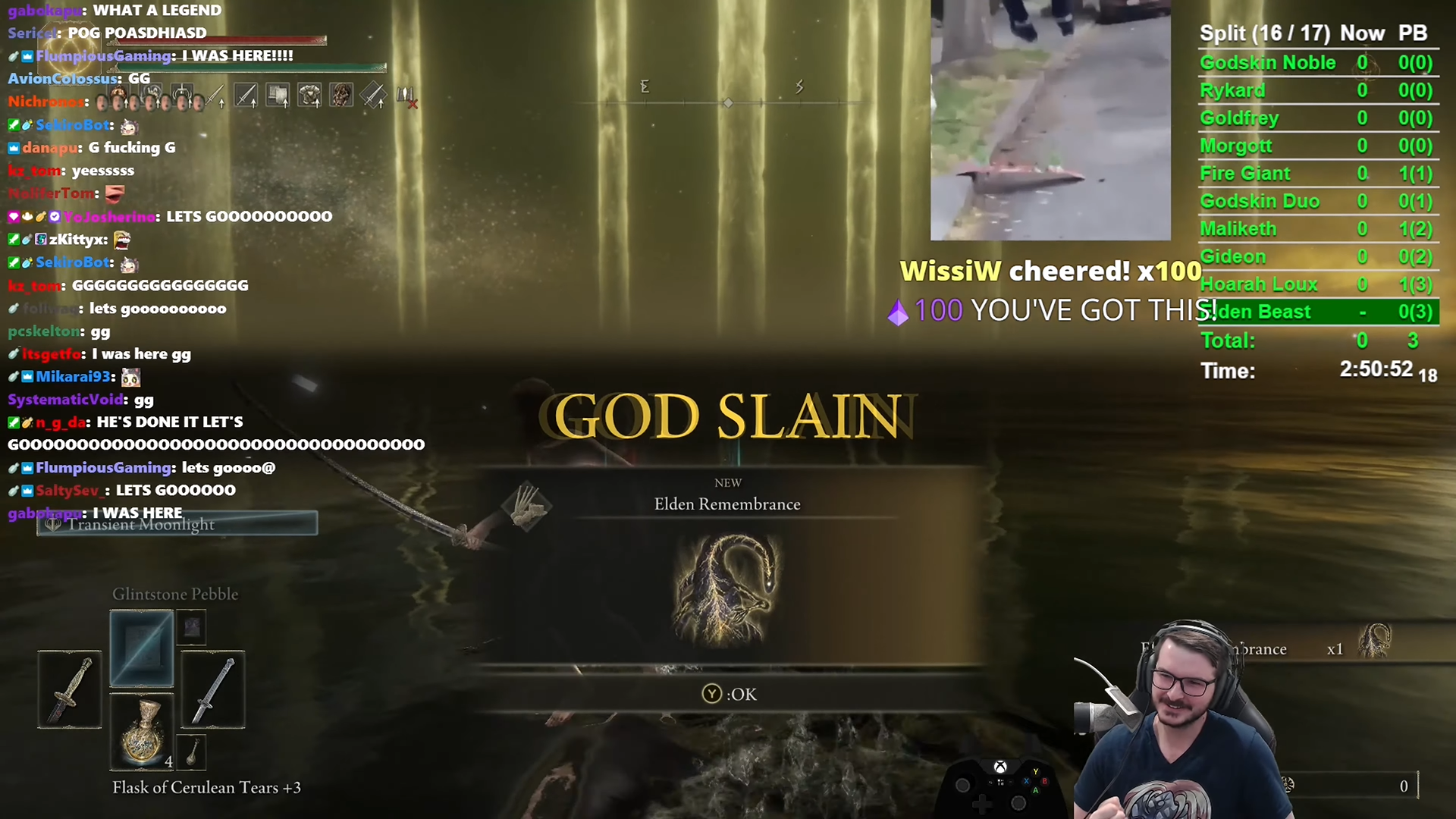 Streamer Twitch Menamatkan Game Elden Ring No Damage!