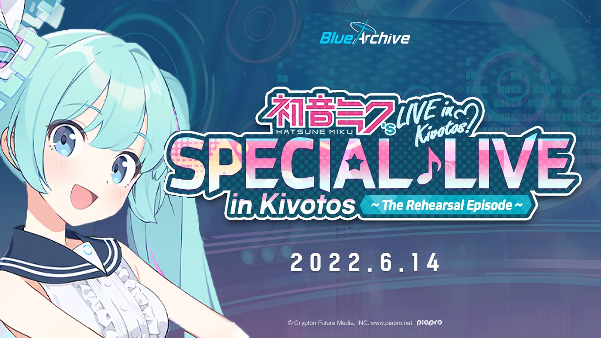 Collab Blue Archive x Hatsune Miku Server Global akan Hadir!