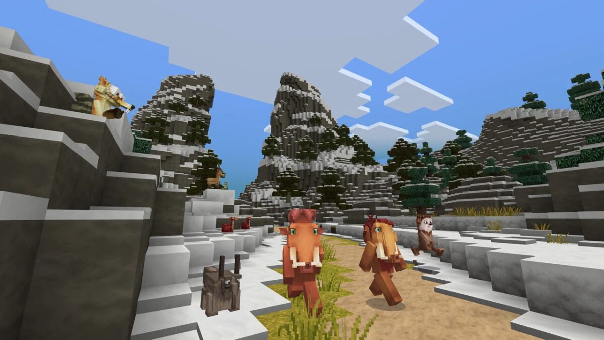 Kolaborasi Minecraft Ice Age Hadirkan DLC dan Skin Baru - Gamebrott.com