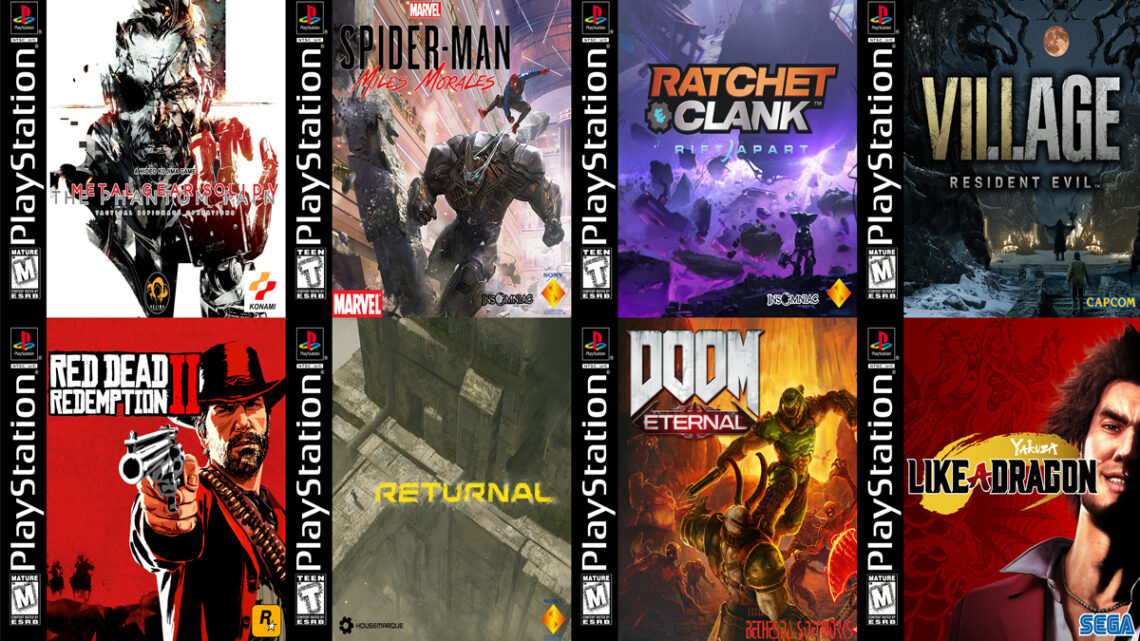 Keren! Gamer Ini Bagikan Desain Cover Game PS1 di Beberapa Game AAA
