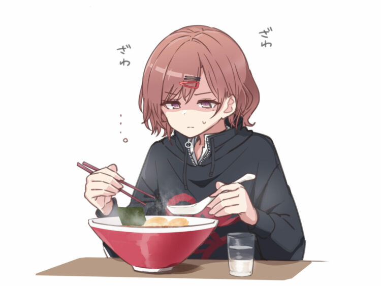 NovelAI — Ketika AI Tidak Bisa Menggambar Karakter Anime sedang Makan Ramen