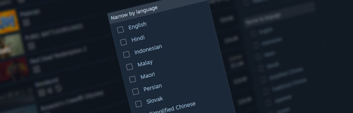 Game Berbahasa Indonesia di Steam Sudah Bisa Dicari dengan Mudah