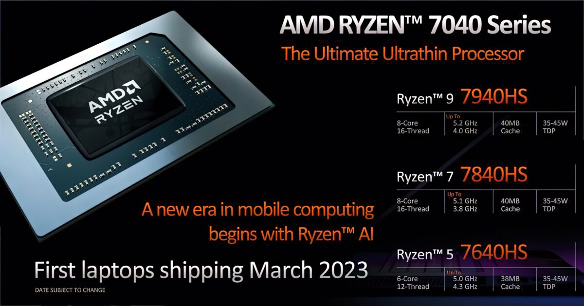 AMD Umumkan Ryzen 7000 Mobile, Ungkap Banyak Lini Sekaligus - Gamebrott.com