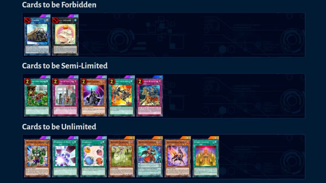 Banlist Februari Yu-Gi-Oh Master Duel Diumumkan, Pertanda Spright Akan ...