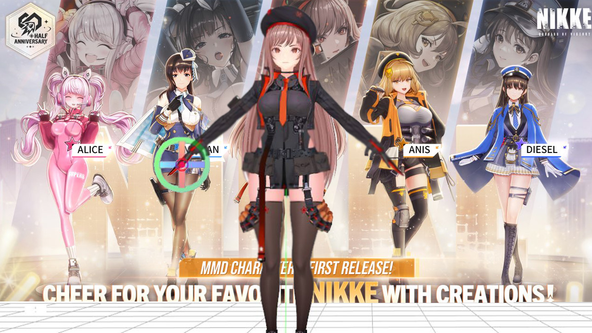Model MMD NIKKE Resmi Bisa Kalian Unduh secara Gratis