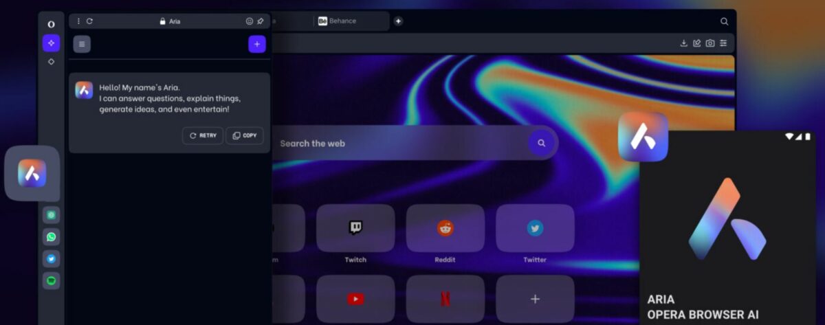 Opera Aria Diperkenalkan, Era Asisten Browser Berbasis AI akan Dimulai ...