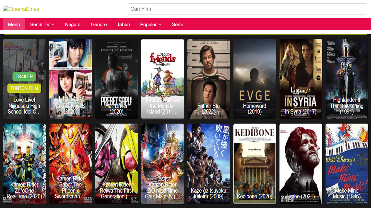 Selain Filmapik, 10 Link Nonton Film Streaming Terbaru 2023