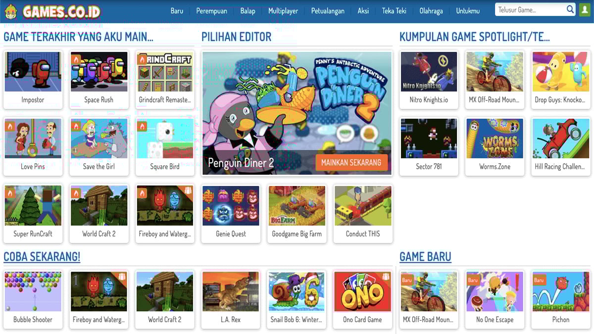 7 Rekomendasi Situs Game Online Gratis - Gamebrott.com