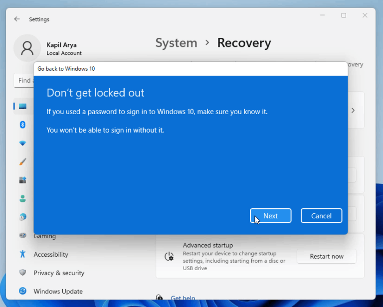 Cara Downgrade Windows 11 ke 10 dengan Mudah dan Cepat