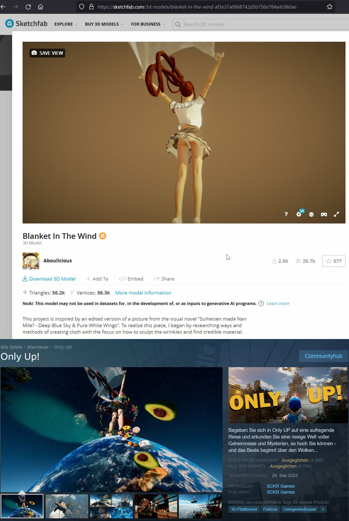 Game Only Up! Sempat Menghilang di Steam, Kenapa?