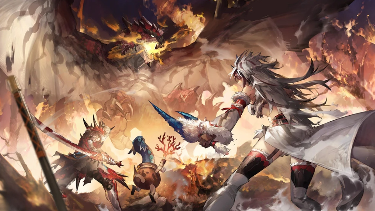 Arknights x Monster Hunter A Flurry to the Flame — Yato, Noir Corne ...