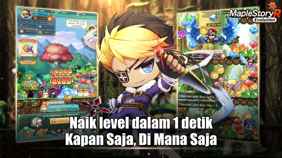 Game RPG Layar Vertikal Resmi Asli Nexon MapleStory R: Evolution Telah Buka Pra-Registrasi dan ...