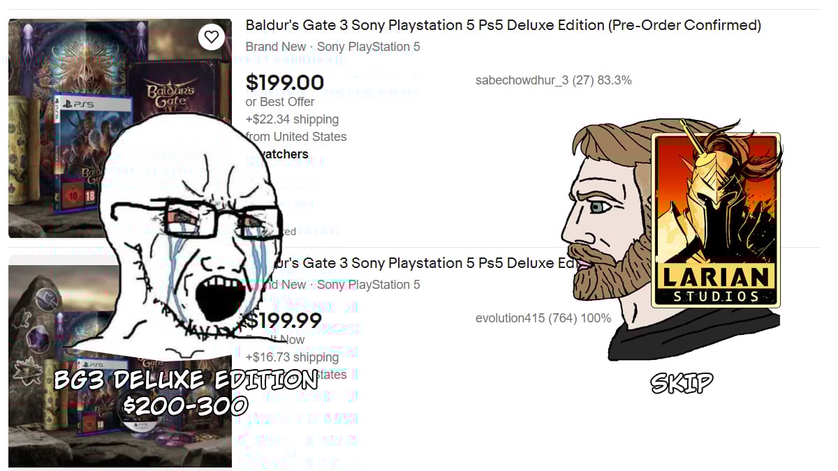 Baldur's Gate 3 Deluxe Edition Diincar Para Scalper