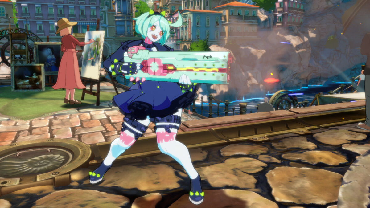 Modder Ubah Elphelt Guilty Gear -Strive- Jadi ala Rebecca Cyberpunk ...