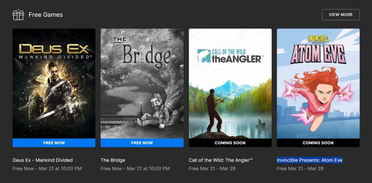 Game Deus Ex Mankind Divided Gratis di Epic Games Store