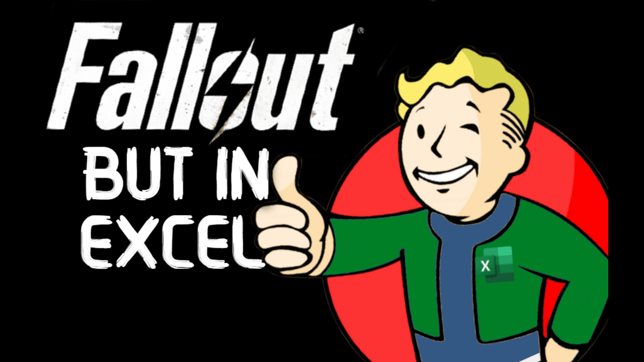 Fans Buat Game Fallout Versi Excel ala Tabletop RPG