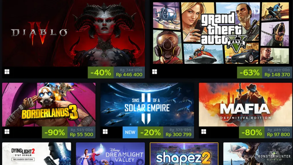 75 Rekomendasi Game Steam Murah Mulai dari 7 Ribuan!