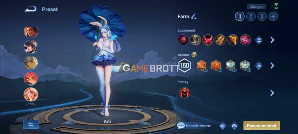 Build Arli Honor of Kings Terbaik, Payung Lincah Damage Pecah!