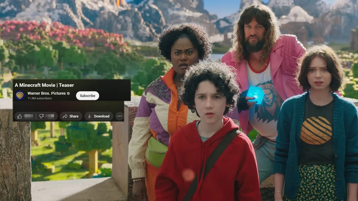 Trailer Film Minecraft Dapat 1 Juta Lebih Dislike Di