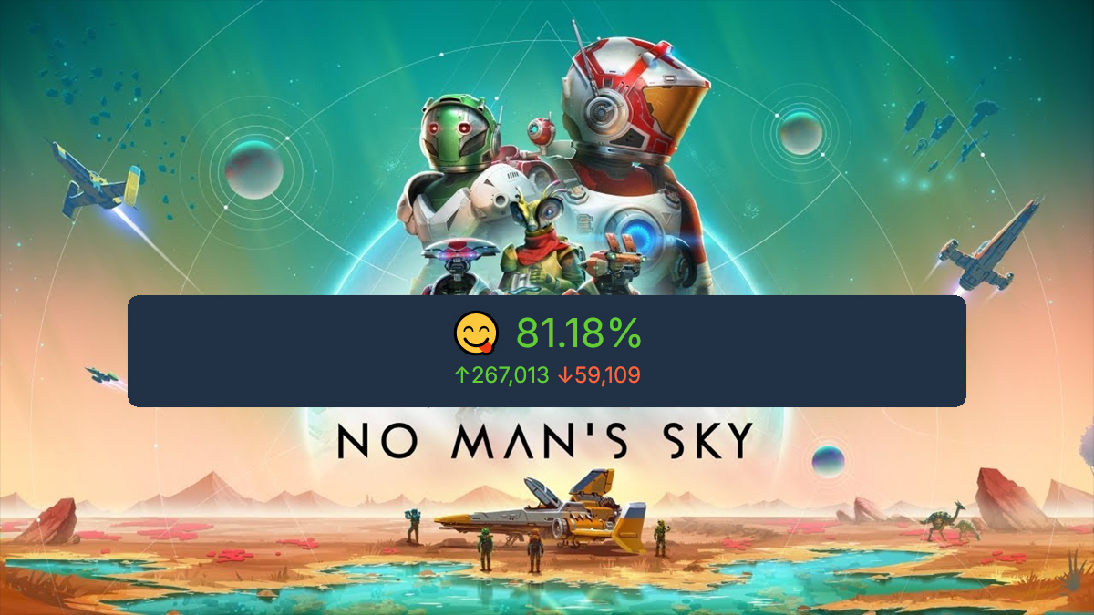 Setelah 8 Tahun, No Man's Sky Kini Dapat Rating Very Positive di Steam