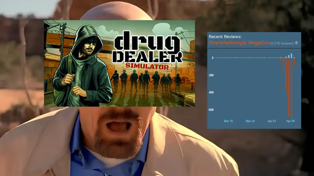Game Drug Dealer Simulator Kena Review Bomb di Steam
