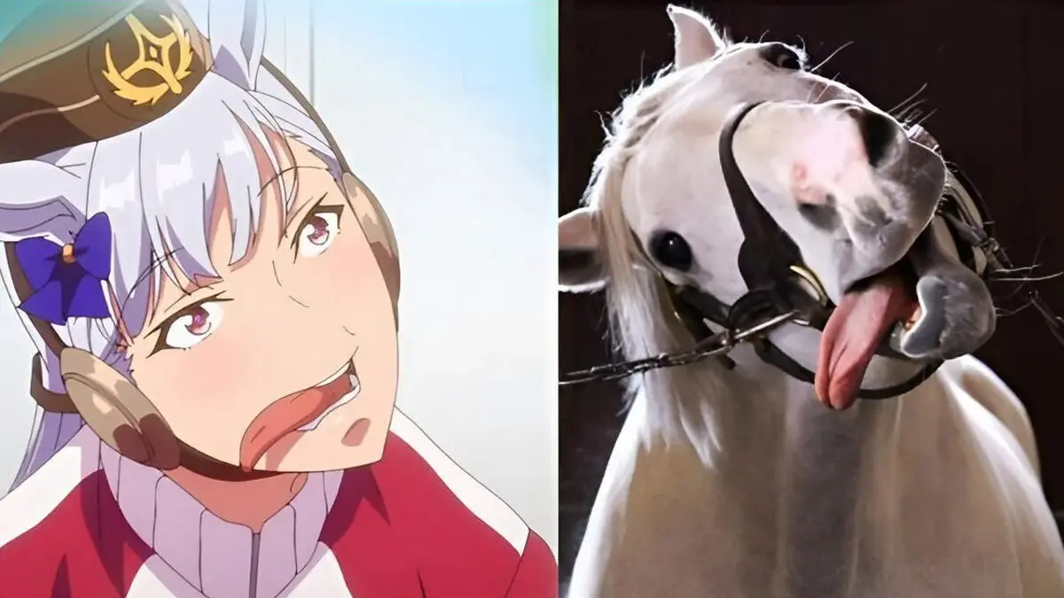 Kuda Gold Ship Versi Uma Musume dengan yang Asli Sama-sama Tukang nge-Troll