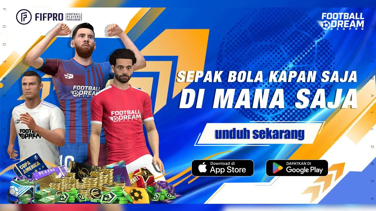 Football Dream: Be A Pro — Resmi Dirilis, Kick Off Hari Ini! Bangun ...