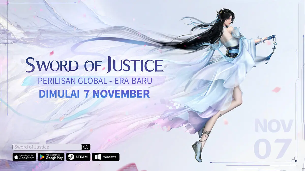 Resmi! Sword of Justice akan Rilis Pada 7 November 2025 untuk Android ...